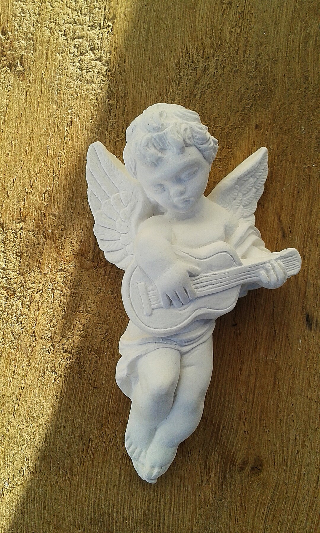 Angel, Wall Angel, Angel With Guitar, Plaster Angel, Handmade ...