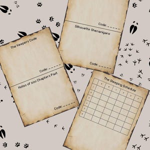 Escape From the Zoo, Escape Printable for Big Kids and Adults, Animal ...