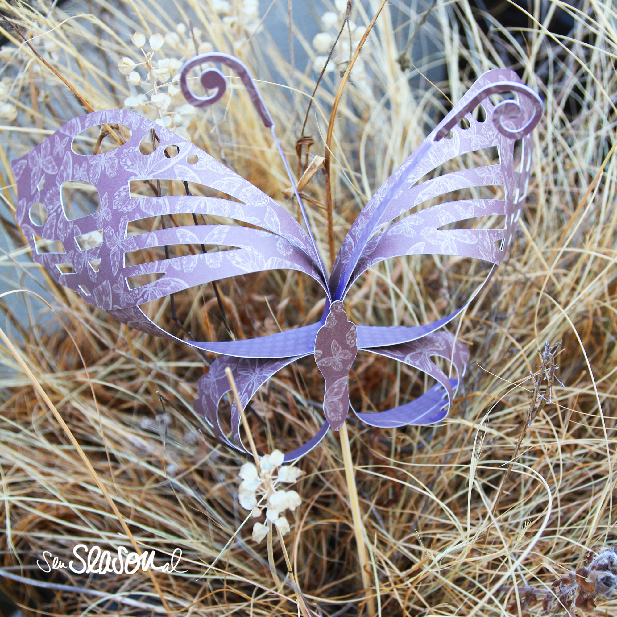 Plotter File 3D Butterfly, SVG Including Instructions, Folder Made of ...