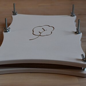 Herb Press Wood Leaf Flower Press Kit White Herbal Press Herbarium ...