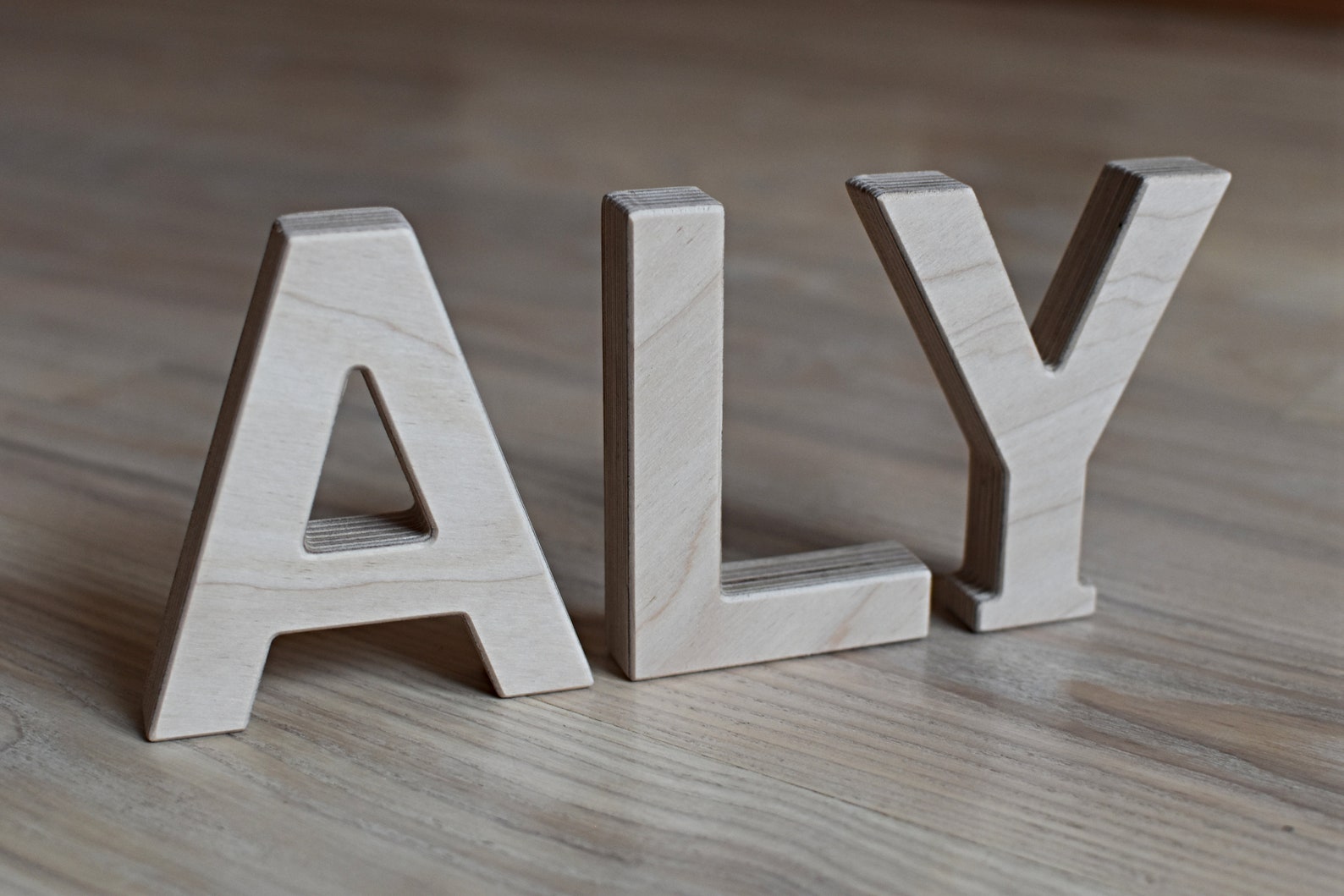 5 Inches Wood Letter Free Standing Wood Letters Kids Room Nursery Decor ...