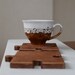 Brown Wood Puzzle Coaster Cup Pad Wood Coaster Puzzle Coaster Cold ...