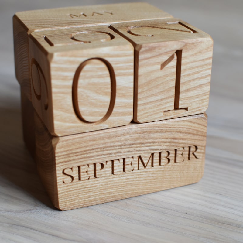 Block Calendar - Etsy