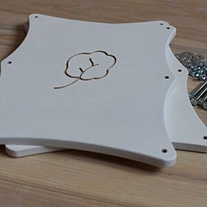 Herb Press Wood Leaf Flower Press Kit White Herbal Press Herbarium ...