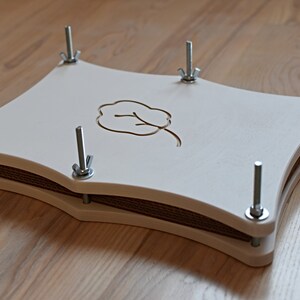 Herb Press Wood Leaf Flower Press Kit White Herbal Press Herbarium ...