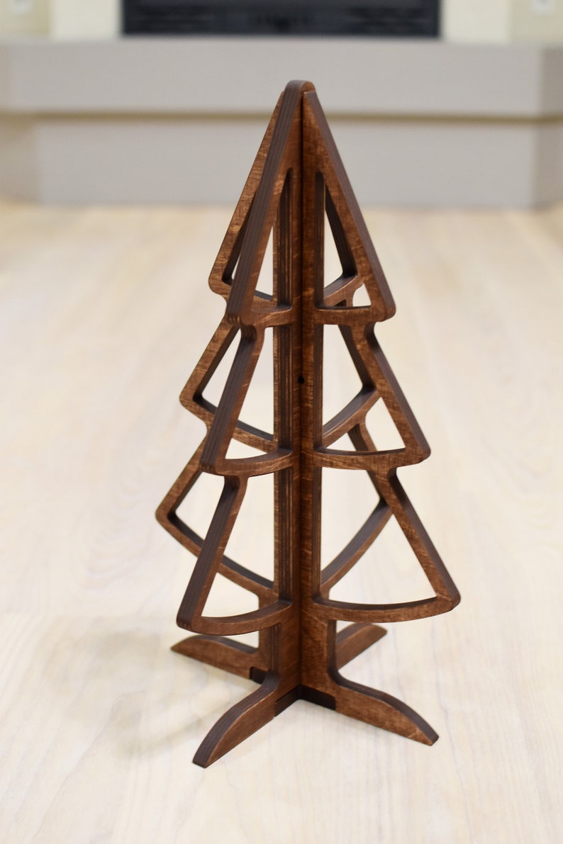 Modern Wood Christmas Tree Scandinavian Christmas Tree DIY Table Decor ...