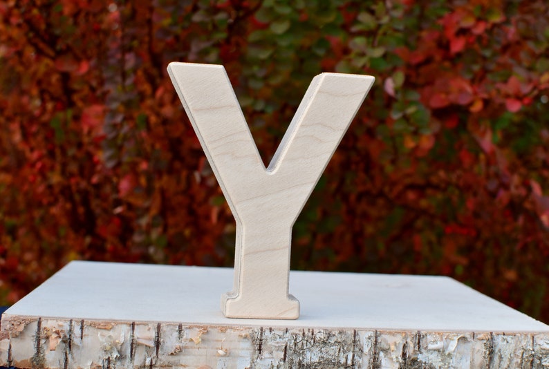 5 Inches Wood Letter Free Standing Wood Letters Kids Room Nursery Decor ...