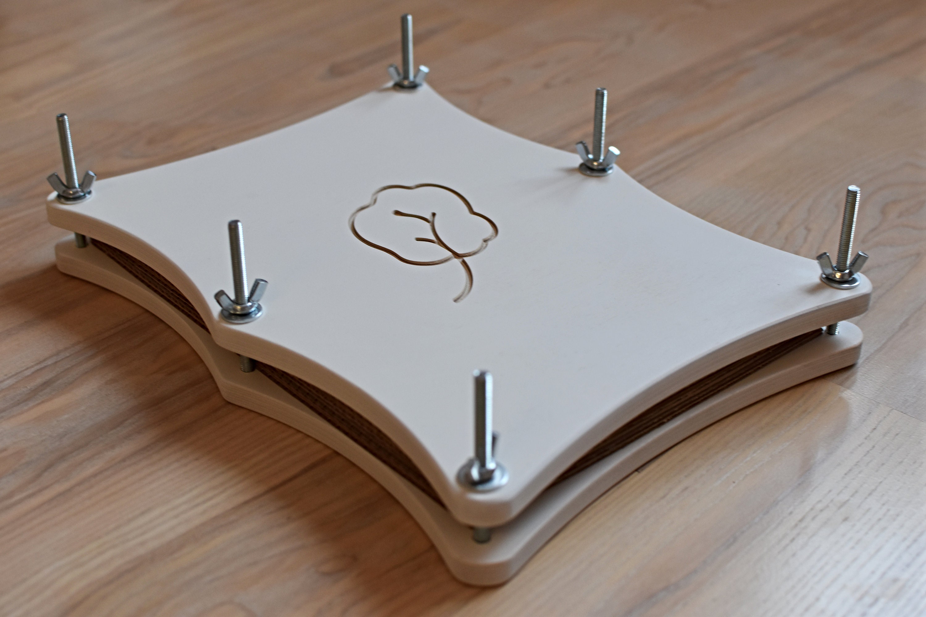 Herb Press Wood Leaf Flower Press Kit White Herbal Press Herbarium ...