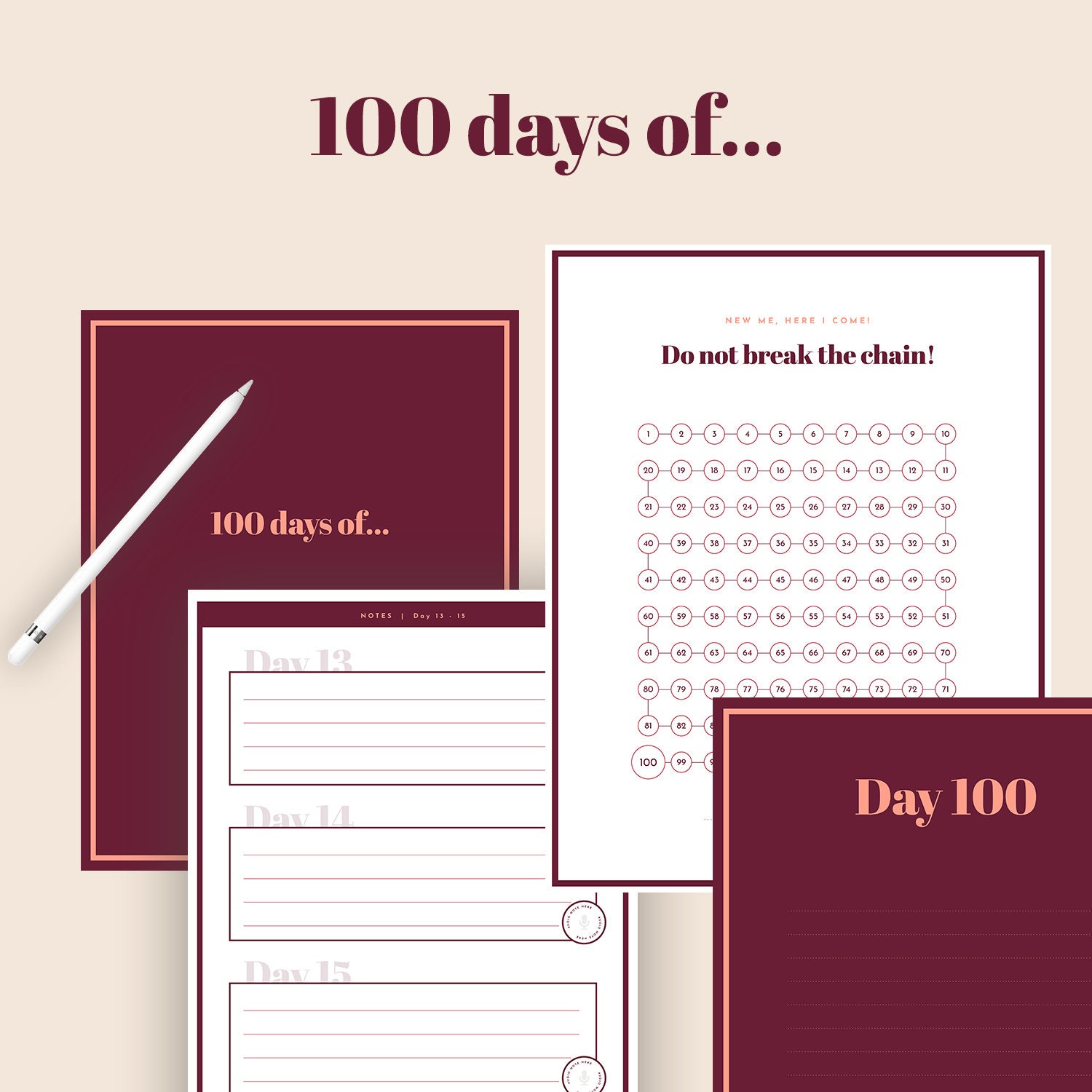 Digital Habit Tracker, Digital Journal, Goodnotes Journal, Noteshelf ...