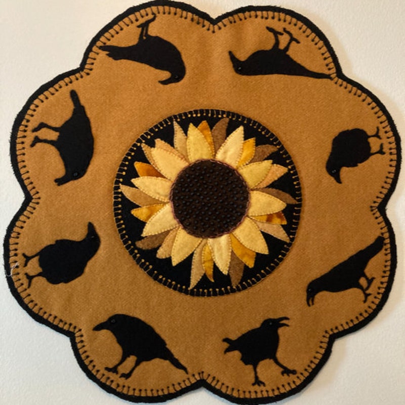 Crow Applique - Etsy