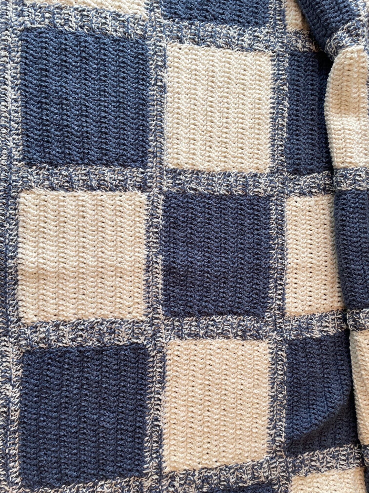 Two Tone Color Block Afghan Pattern - Etsy