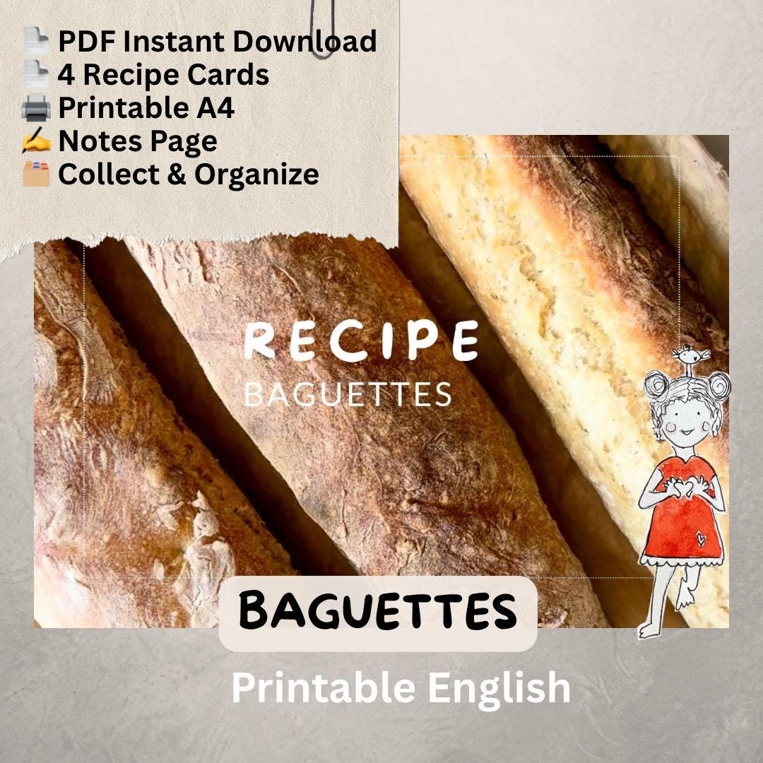 Baguettes Recipe | French Bread Recipe, Easy Bread | Bread PDF, Poolish ...