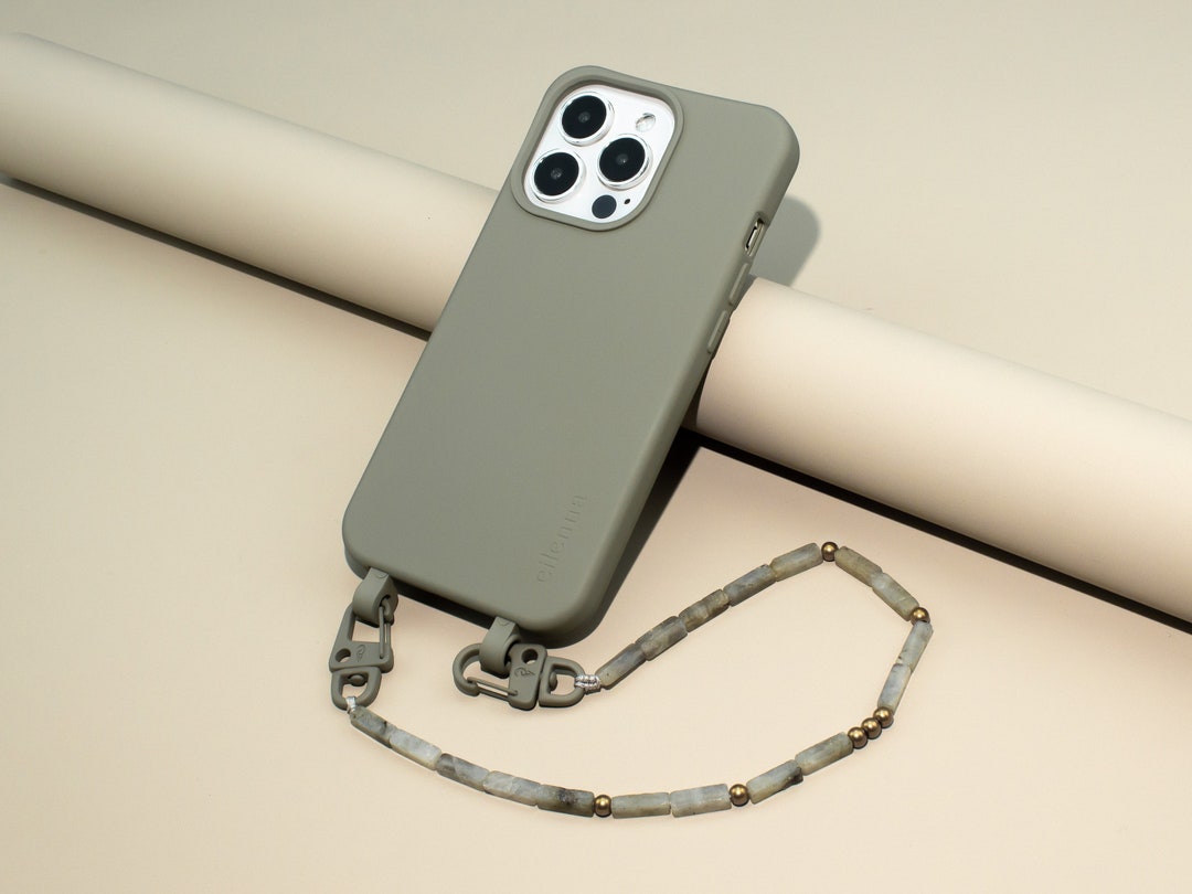 NEW Eilenna Natural Stone Mobile Phone Chain Removable and Protective ...