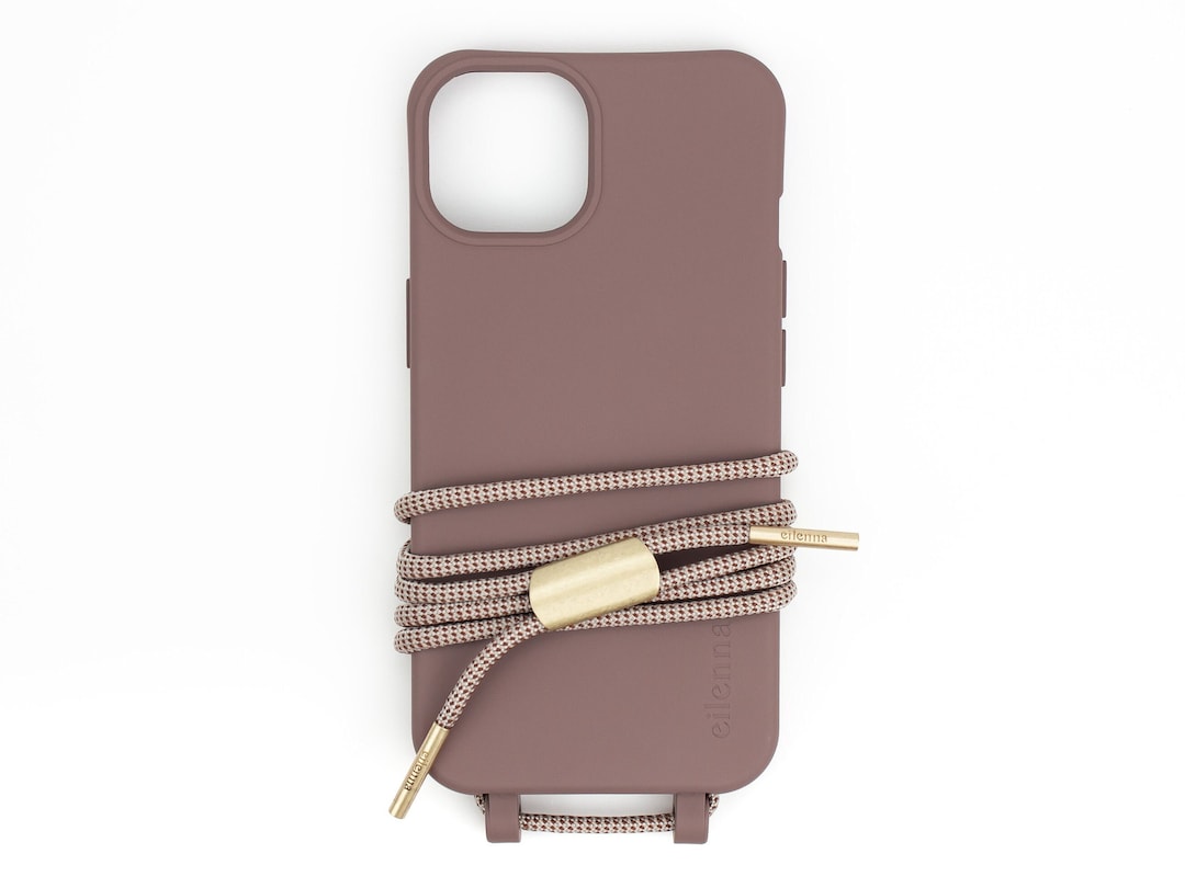 Phone Necklace and Phone Case for iPhone and Samsung in BERRY With ...