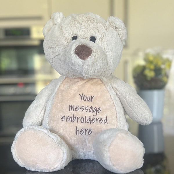 Personalized Teddy Bear - Etsy