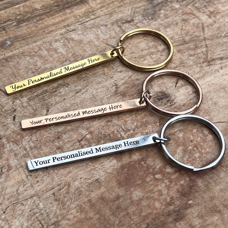 Engraved Keyrings - Etsy