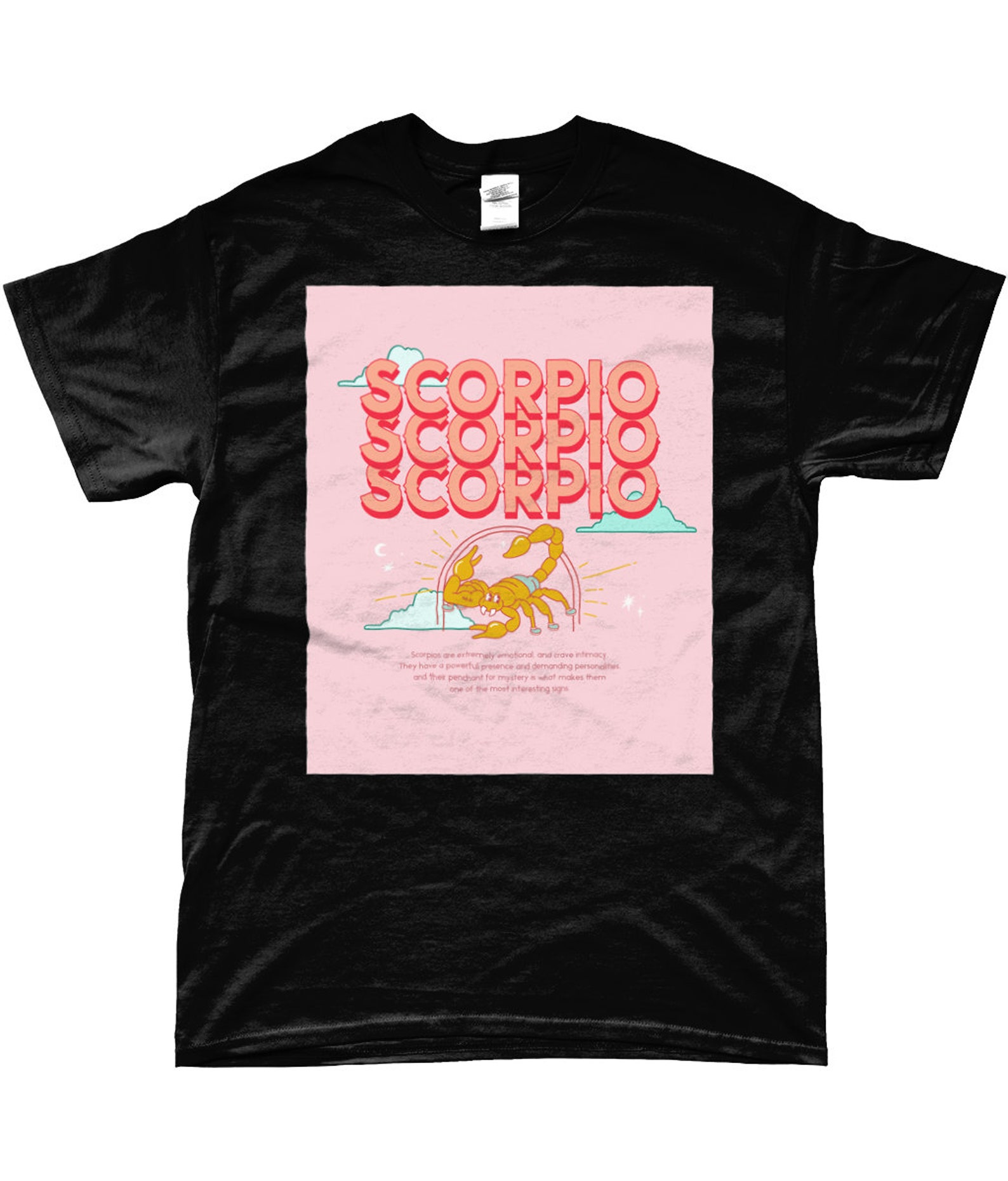 Scorpio Lobster Tee - Etsy UK