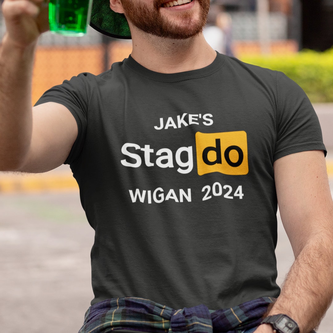 Personalised Stag Do T Shirts Po*n Hub - Stag Tee's for the Groom Stag ...