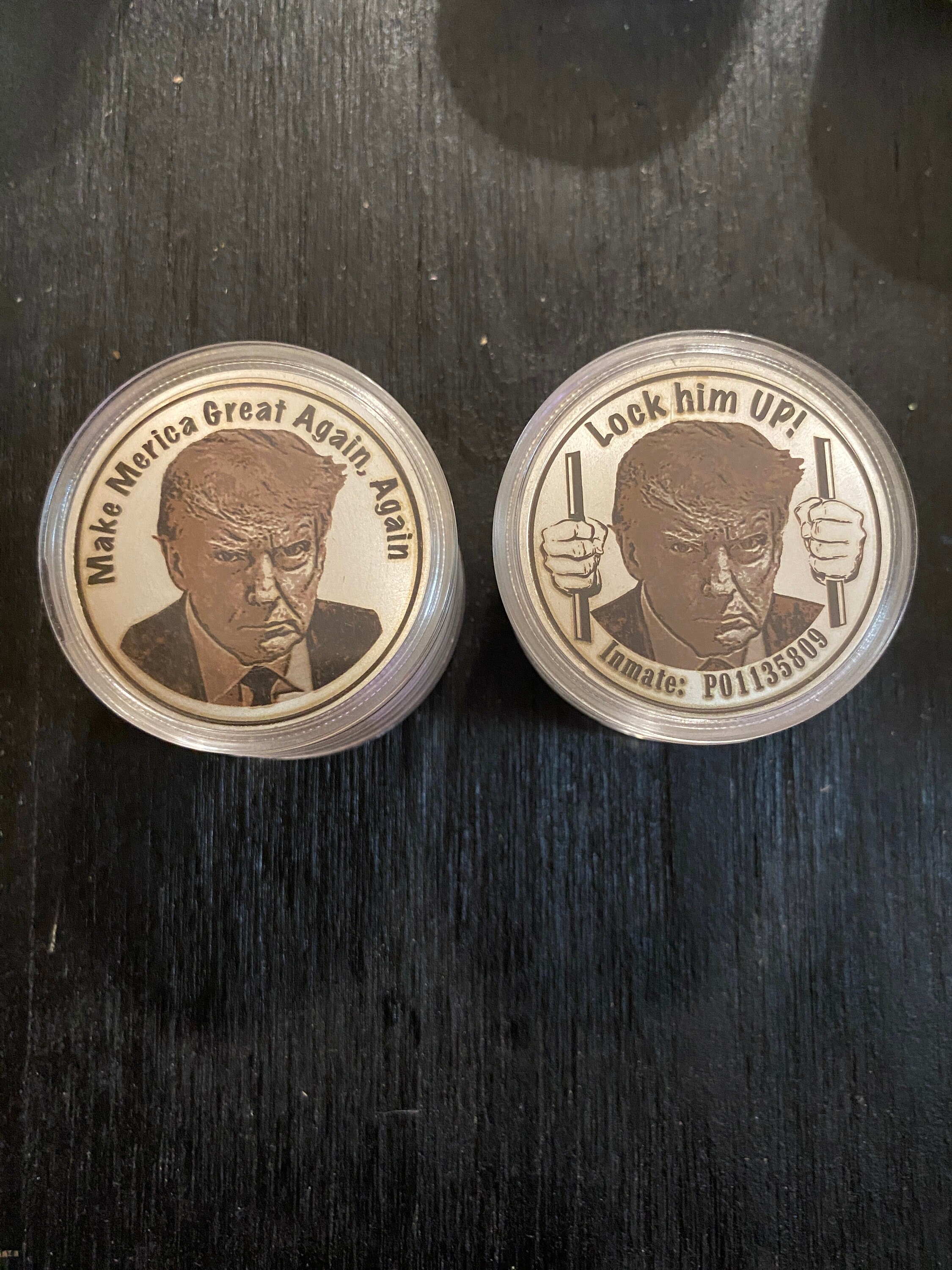 Lock Him up Mug Shot 2024 Traitor Trump Donald Commemorative Coup Coin ...
