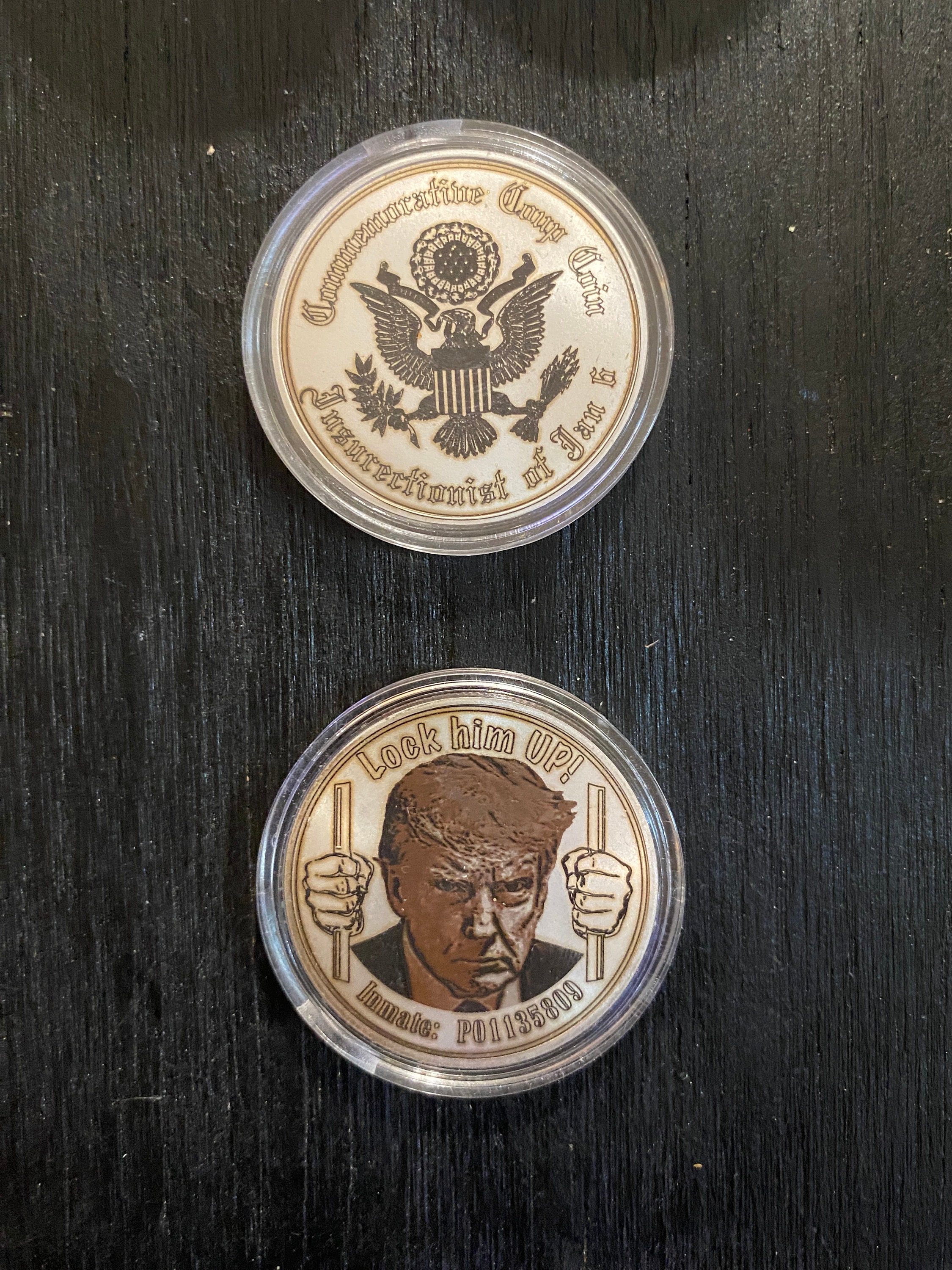 Lock Him up Mug Shot 2024 Traitor Trump Donald Commemorative Coup Coin ...