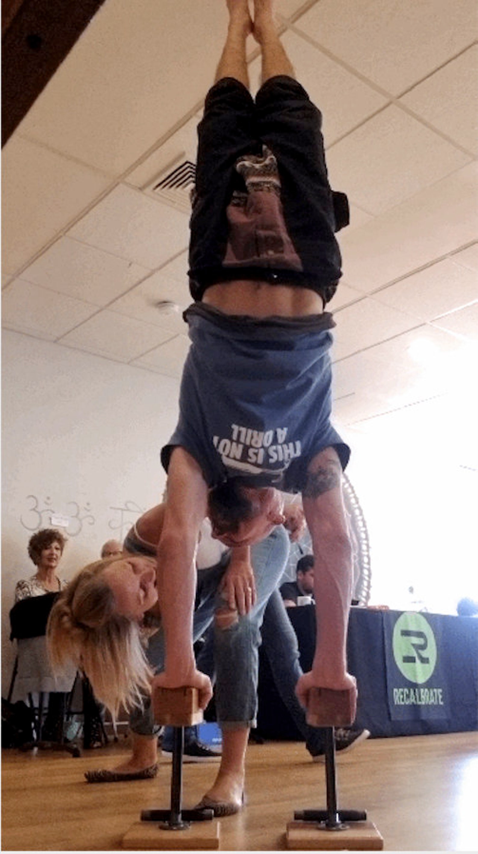 Handstand Canes Sapele Exotic Hardwood Gymnastics Acrobat Gifts Yoga ...