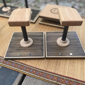 Handstand Canes Dark Walnut Stained Pine Gymnastics Acrobat Gifts Yoga ...