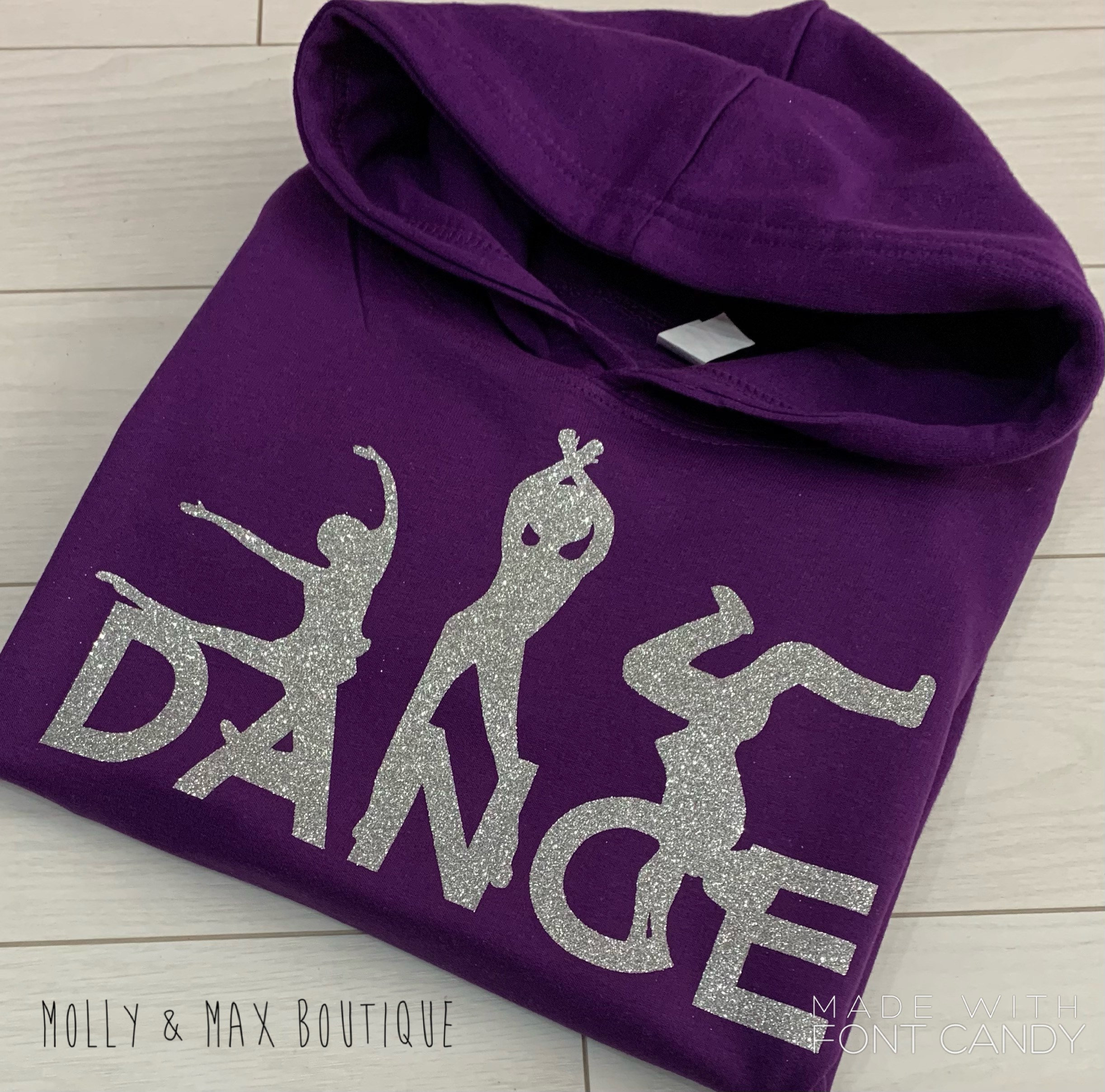 Kids Girls Dance Personalised Custom Made Hoodie Hoody Top | Etsy