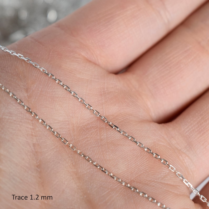 925 Sterling silver chain necklace for men or women in Various | Etsy