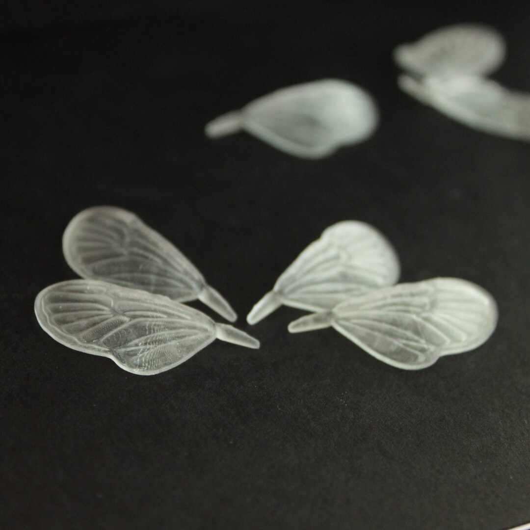 10 Transparent Plastic Wings for Fairies, Dragonfly, Butterfly, Bee ...