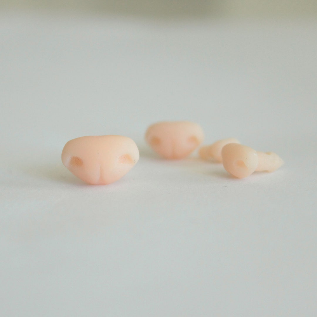 Set of 4 Different Sizes Plastic Noses for Toy, Animal Noses, Dog Noses ...