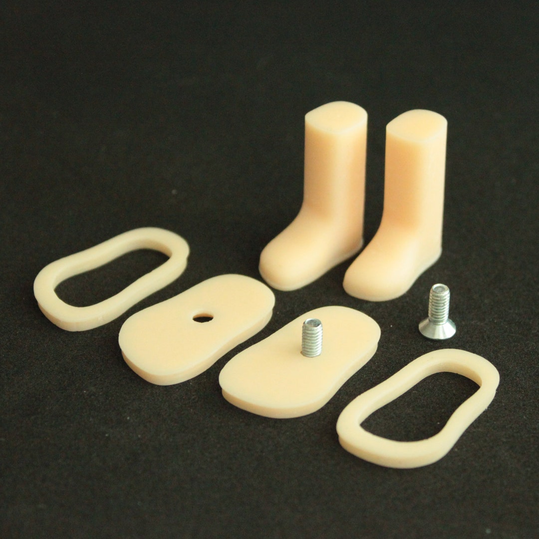 Blythe Set Molds for Making Shoes 3D Printed Shoe Mold for Blythe Dolls ...