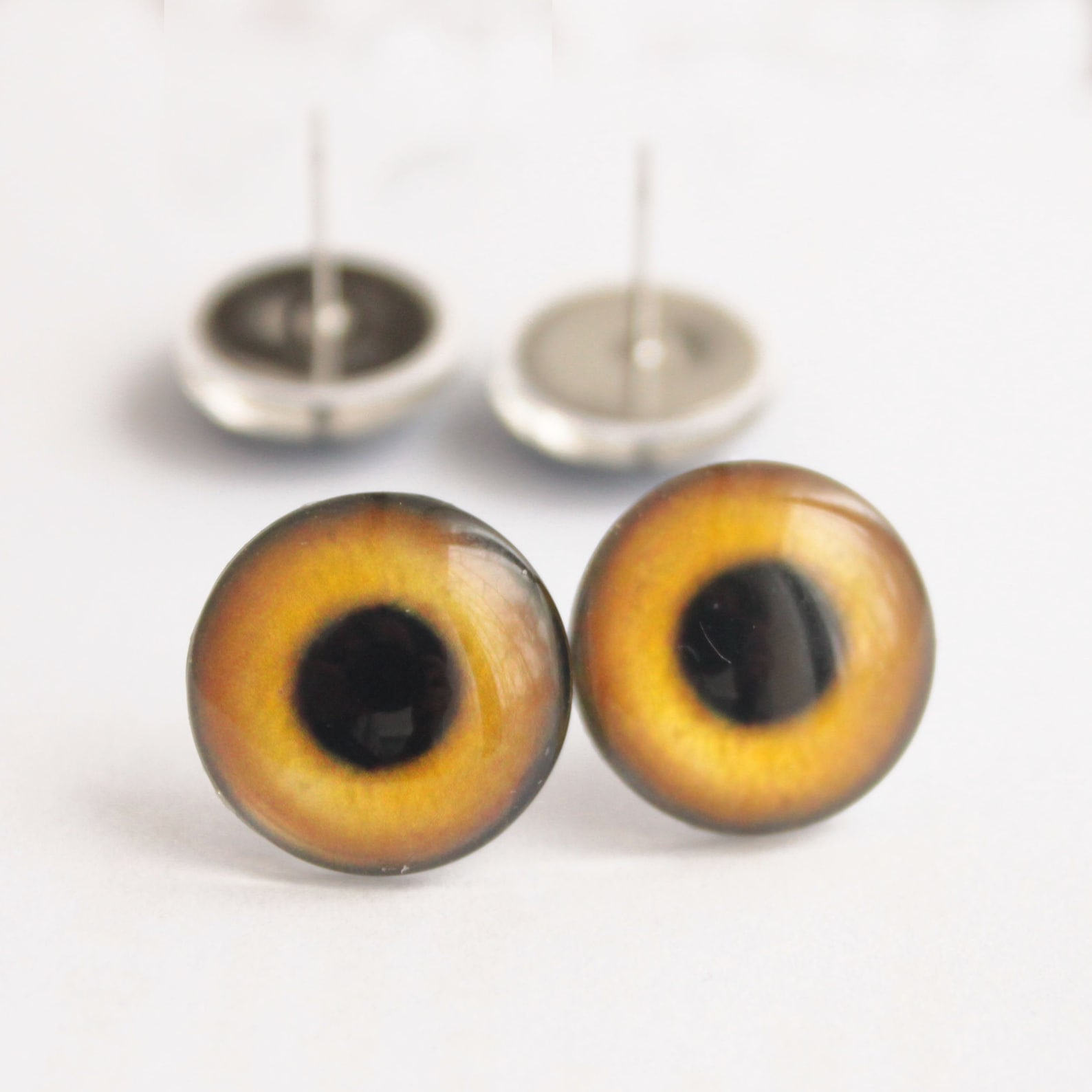 Yellow Owl Glass Eyes Taxidermy Glass Eyes for Toy Cabochons - Etsy