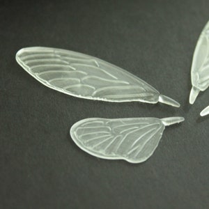 5 Set of Transparent Plastic Wings for Fairies, Dragonfly, Butterfly ...