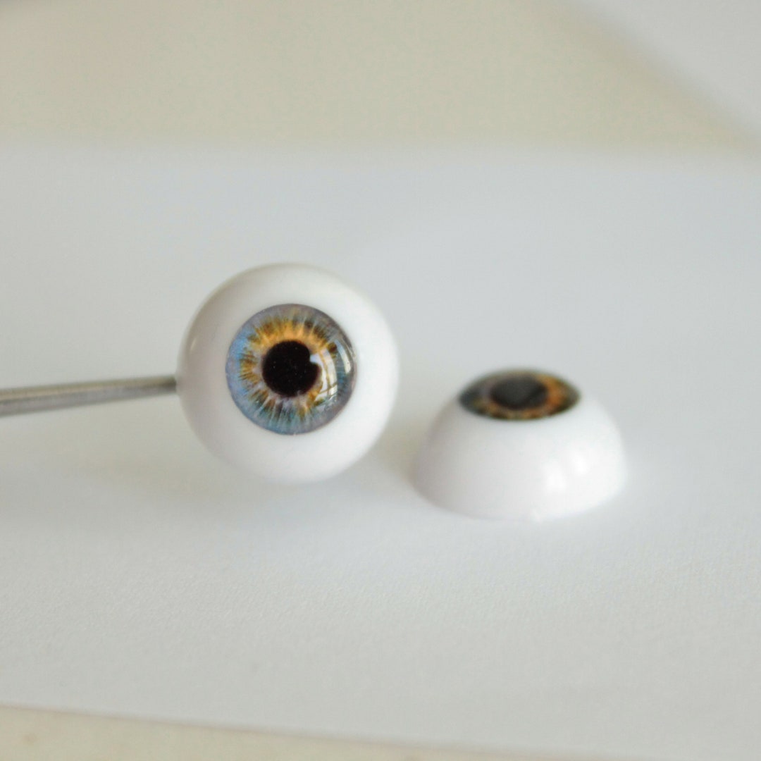 Doll Eyes BJD Realistic Acrylic Blue Doll Eyes One Pair With MAGIC Size ...