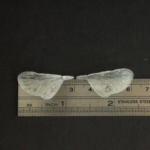 10 Transparent Plastic Wings for Fairies, Dragonfly, Butterfly, Bee ...