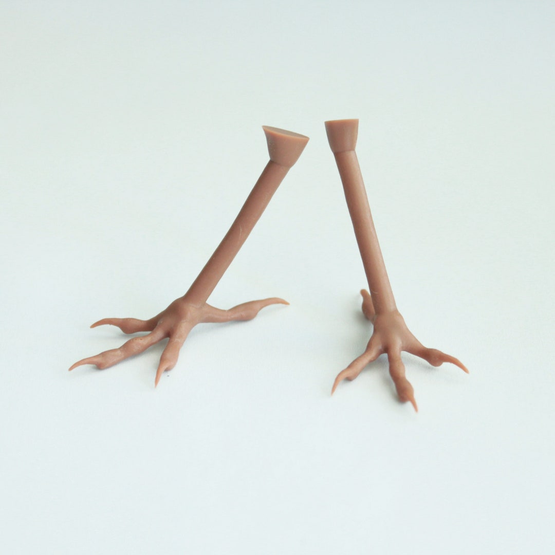 Brown Realistic Plastic Bird Paws, for Toy, Animal Feet, Sparrow ...