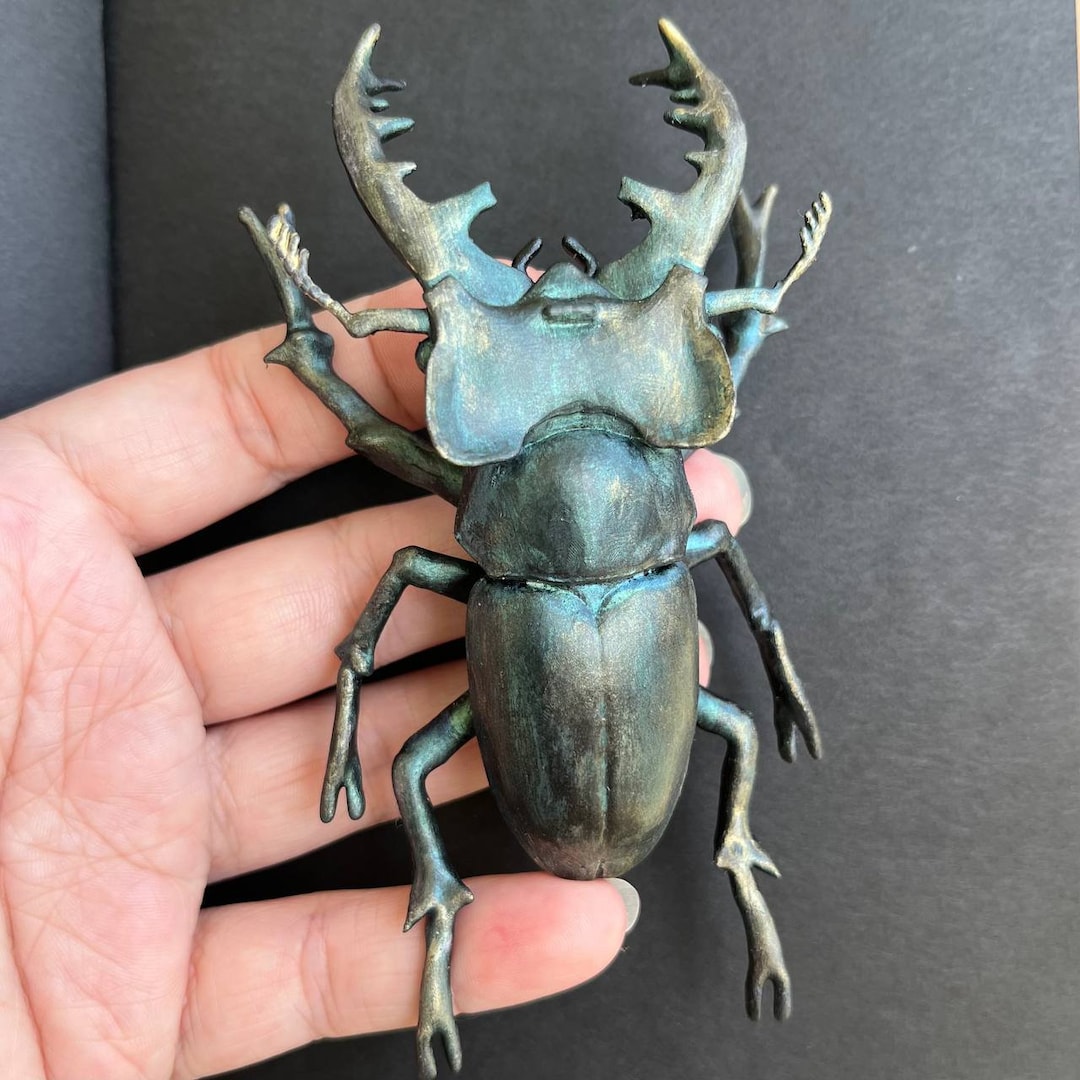 Stag Beetle, Hercules Beetle, 3D Printed Bugs, Insect Decor, Spooky ...