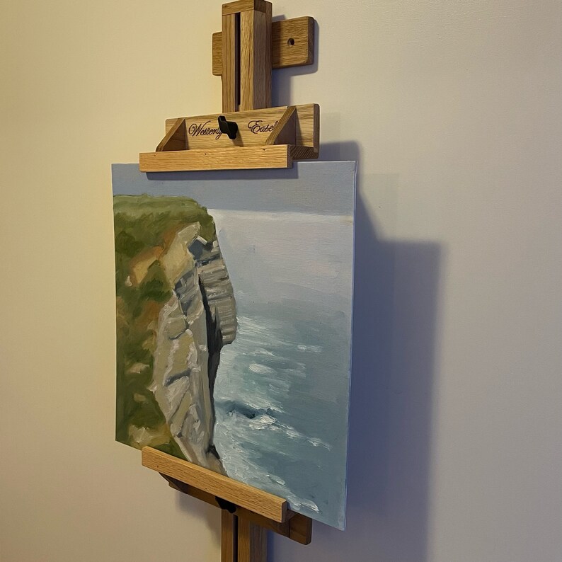 Oak Wall Easel Painting Easel Artist Easel 1m Tall Large - Etsy