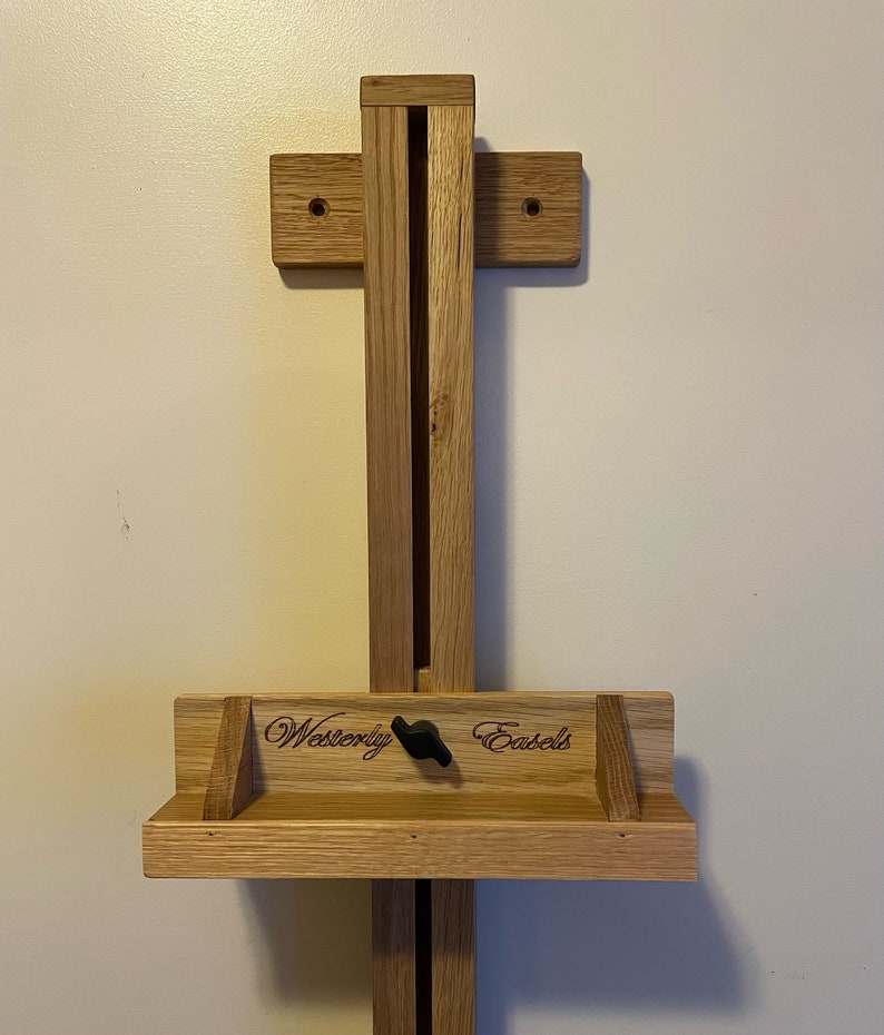 Oak Wall Easel Painting Easel Artist Easel 1m Tall Large - Etsy