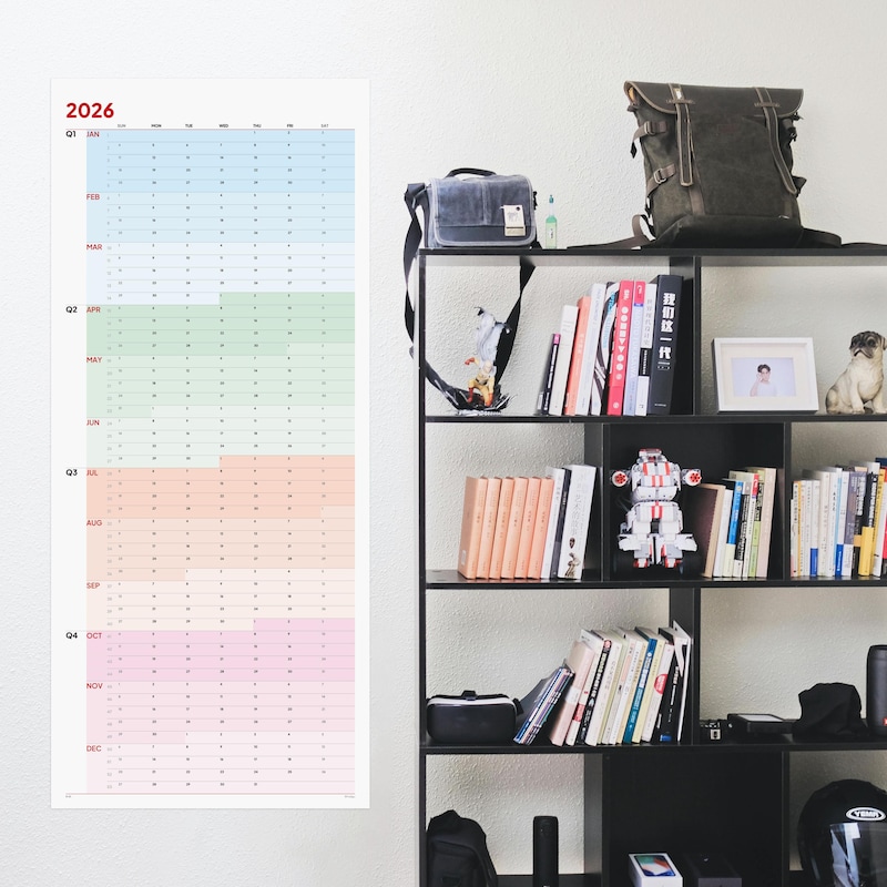 365 Day Wall Calendar - Etsy