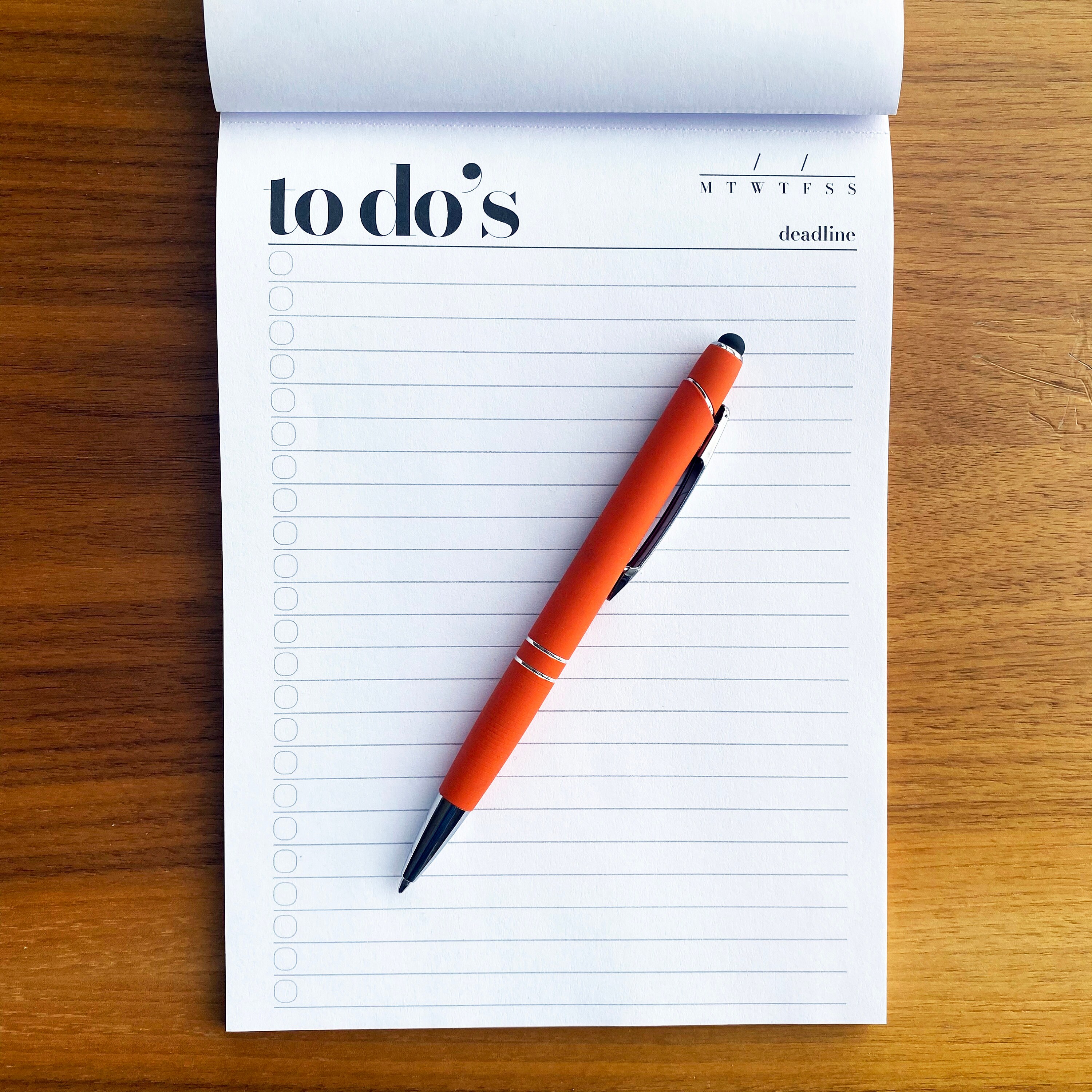 To Do List Notepad by Hadigu, to Do List Notebook A5 Size With ...