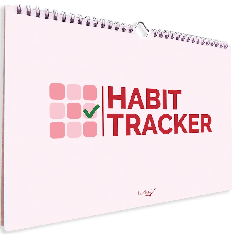 Habit Tracker Calendar, Habit Tracker Journal (linear Style) by Hadigu ...