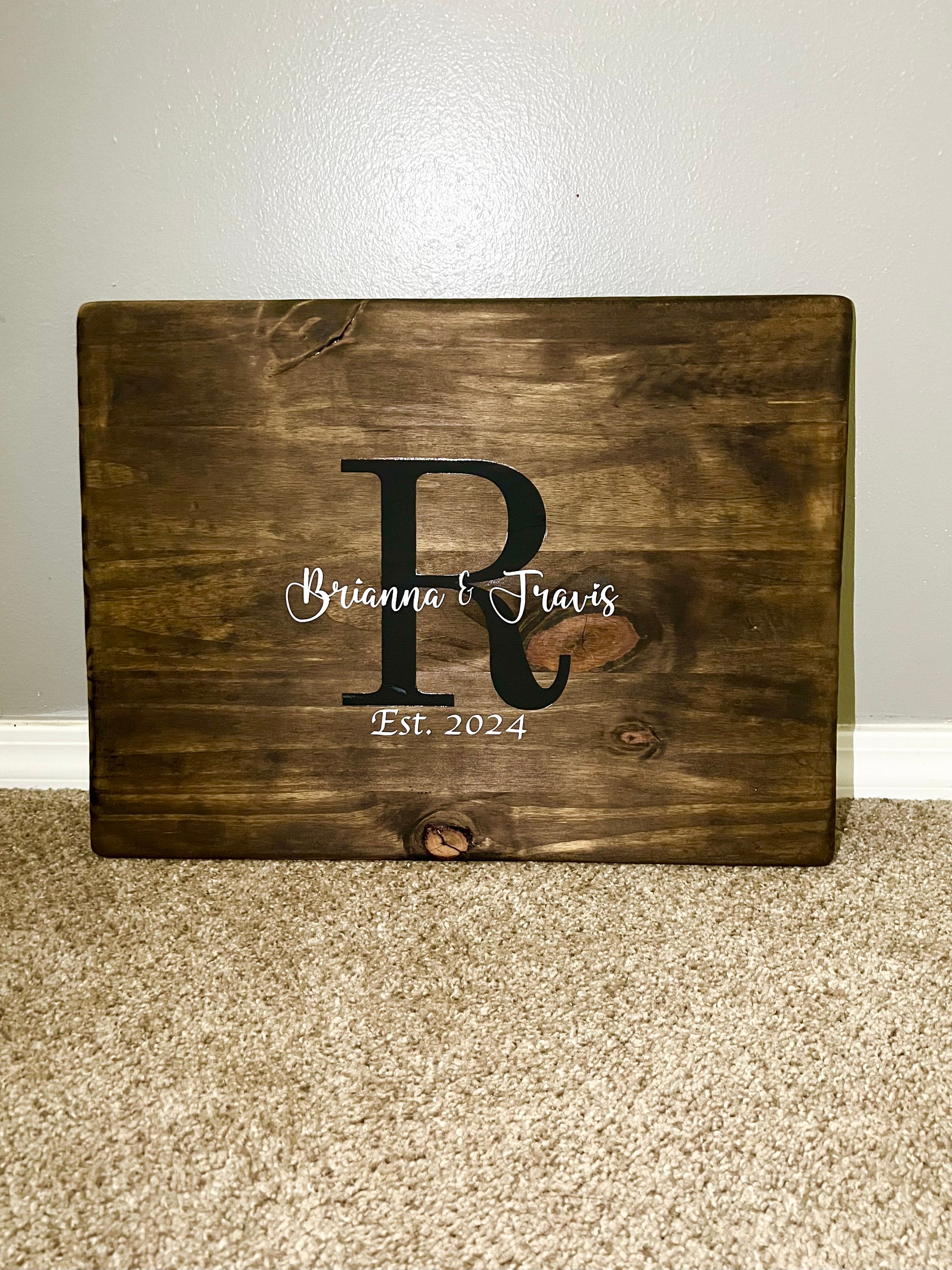 Wood Guestbook Sign - Etsy