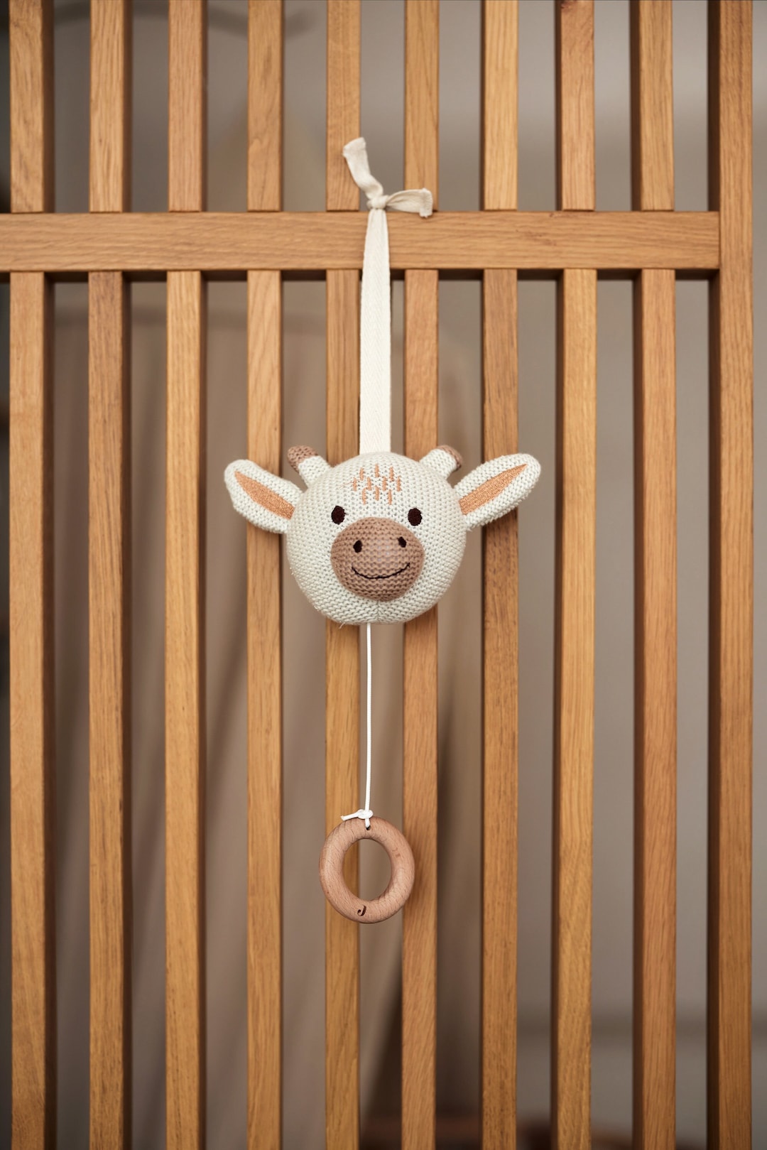 Music Box Baby Giraffe, Music Box Personalized, Gift Birth With Name ...