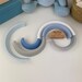 Baby Gifts for Birth, Rainbow Wood Blue, Gift for Birth, Children's ...