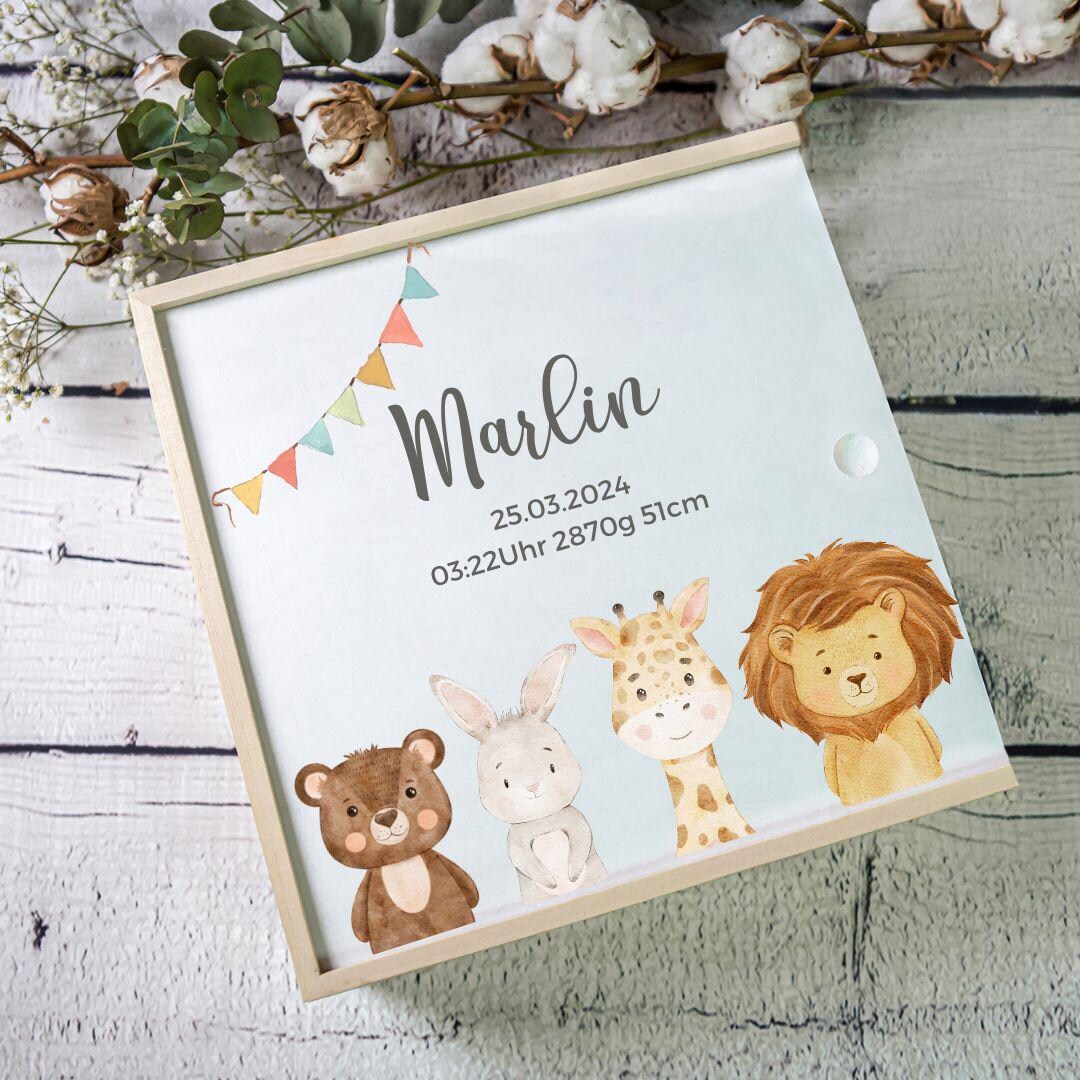 Baby Gift Birth, Memory Box With Name, Memory Box Baby, Memory Box Baby ...