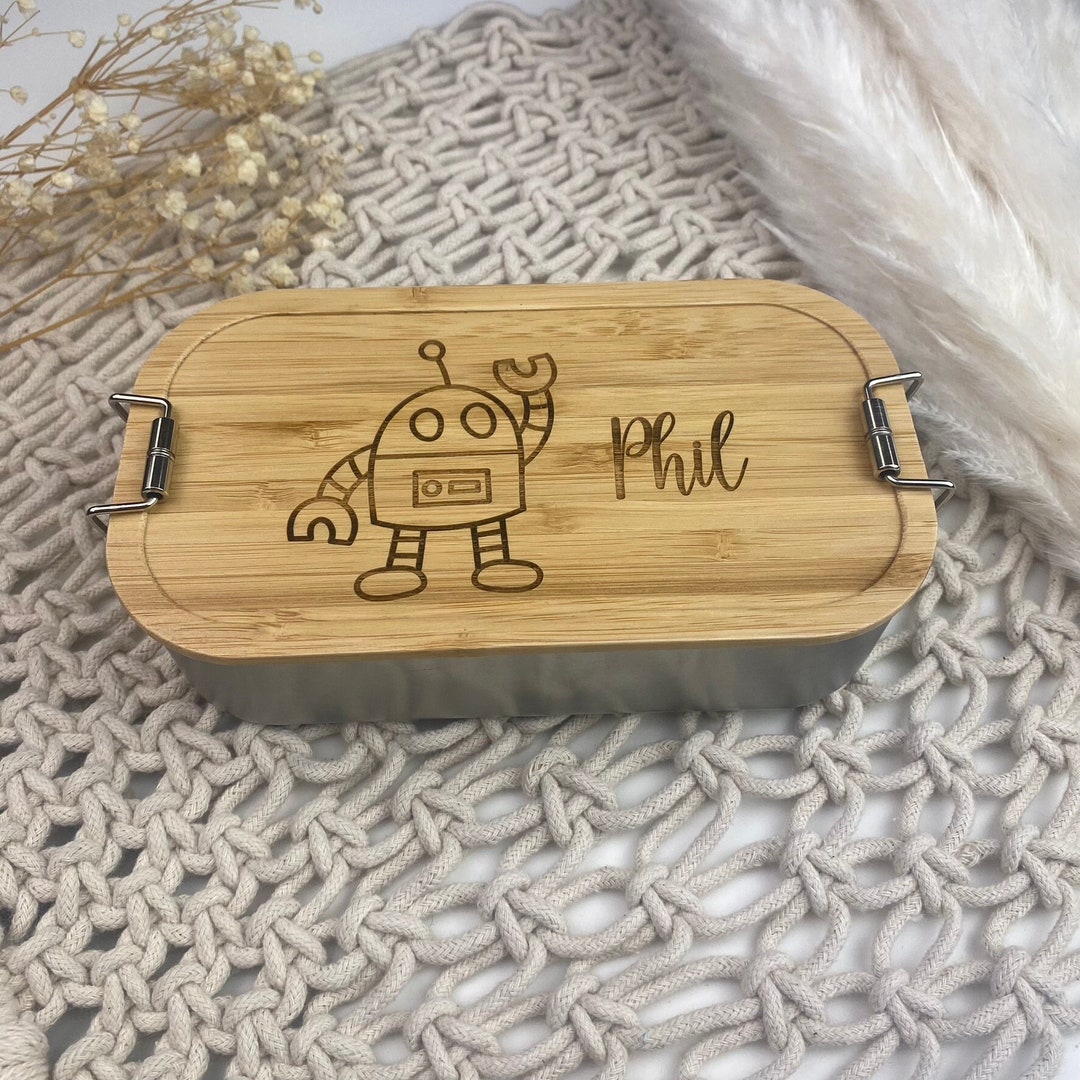 Lunch Box Personalized, Lunch Box Children, Lunch Box Robot, Lunch Box ...