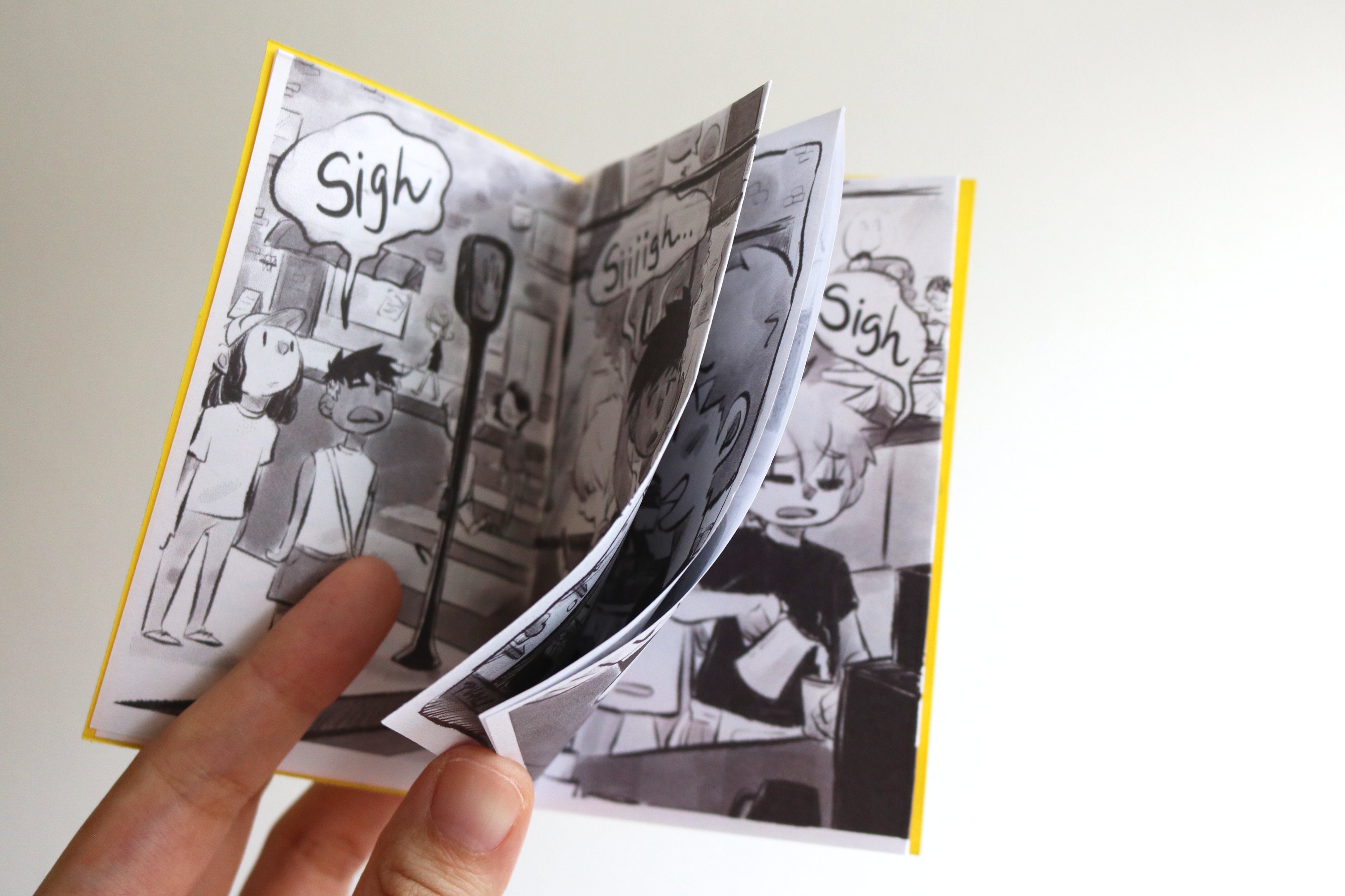 Sigh: A Mini straight D's Comic Small Comic Strip Zine Two Sides of a ...
