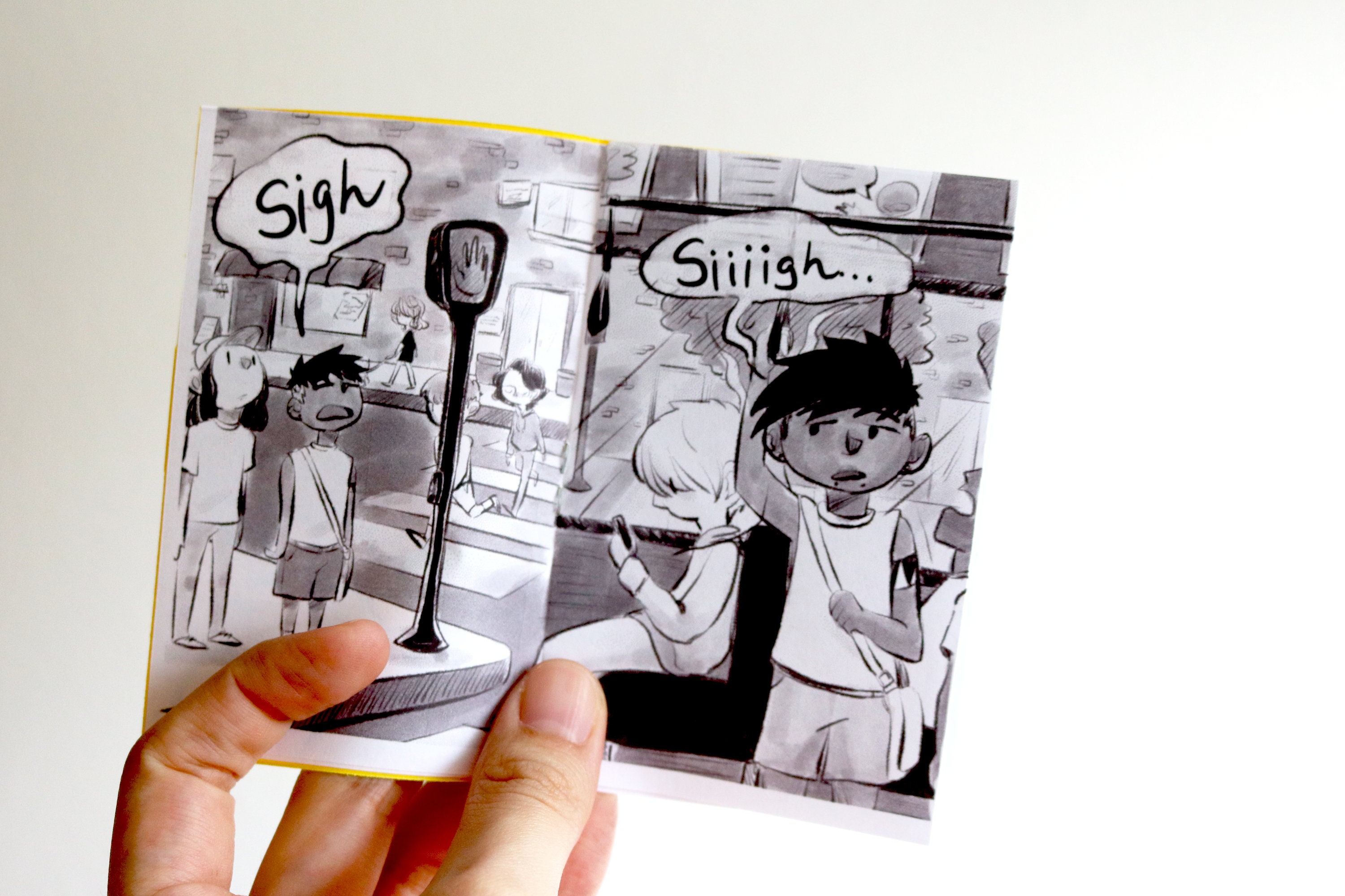 Sigh: A Mini straight D's Comic Small Comic Strip Zine Two Sides of a ...