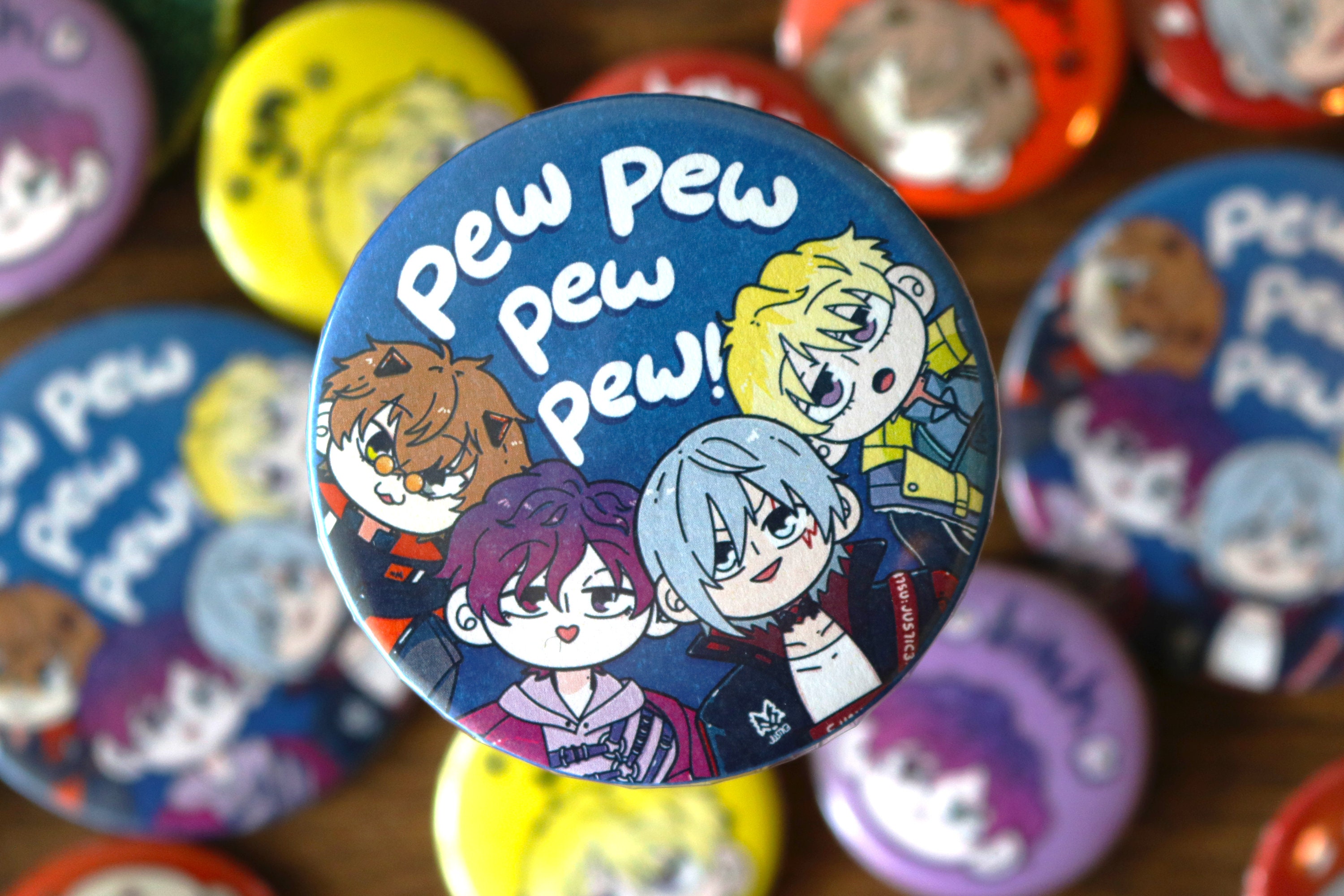 Noctyx Button Pins Vtuber Funny Quotes 37-58 Mm Pins - Etsy